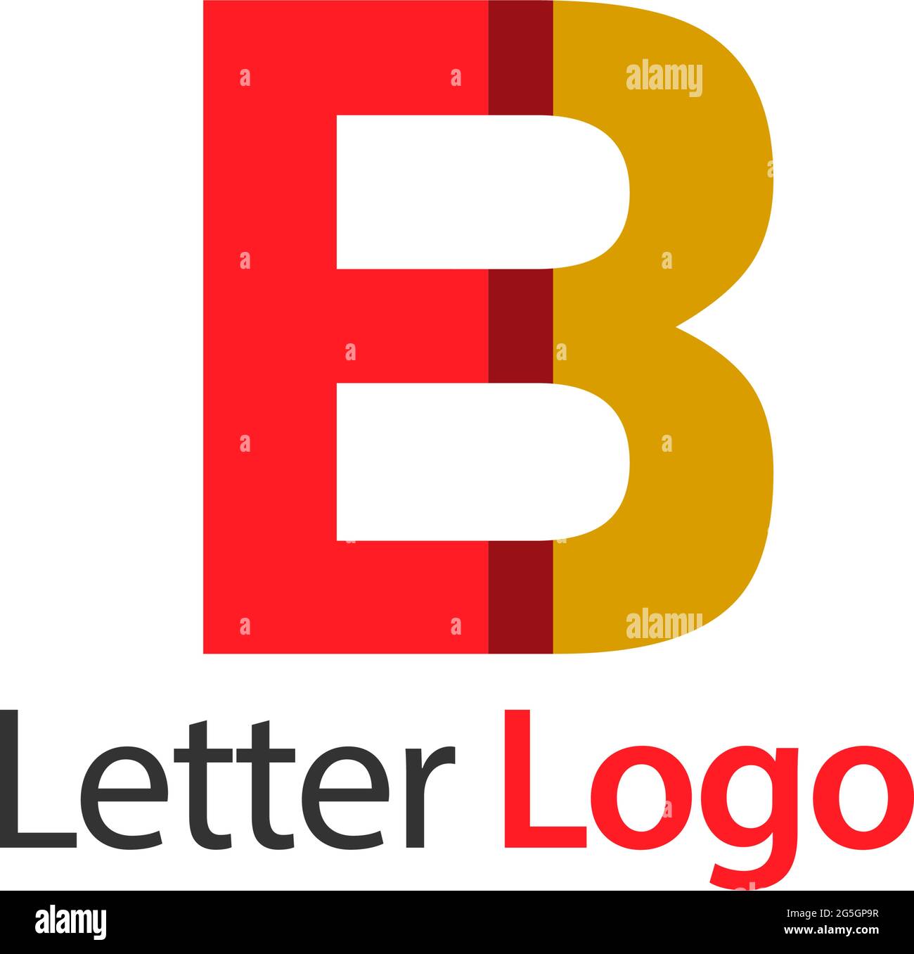 EB Initial stock logo template., modern paper font Stock Vector Image ...