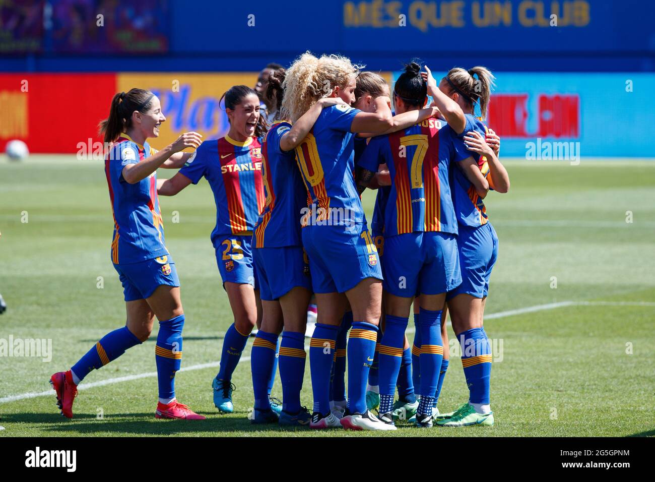 Barcelona, Spain. 27th June, 2021. Jennifer Hermoso celebrate a goal ...