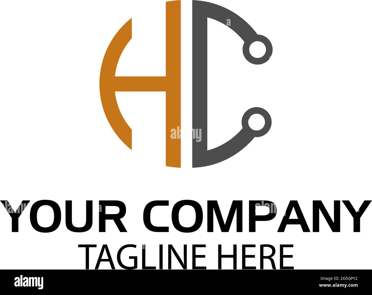 Letter Hc Logo High Resolution Stock Photography and Images - Alamy