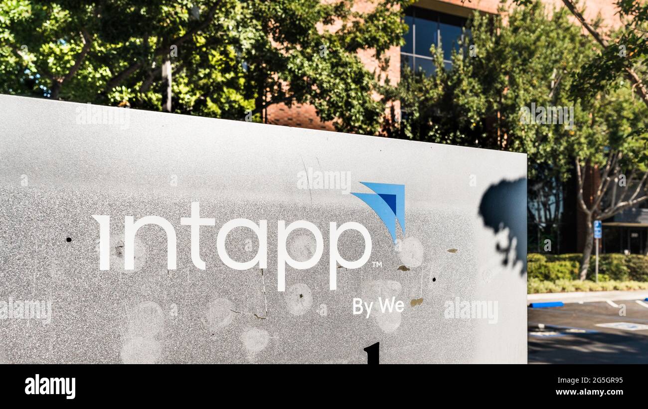 Aug 15, 2021 Palo Alto / CA / USA - Intapp headquarters in Silicon ...