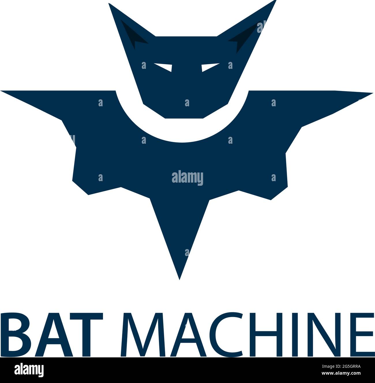 Bat logo design Stock Vector Images - Alamy