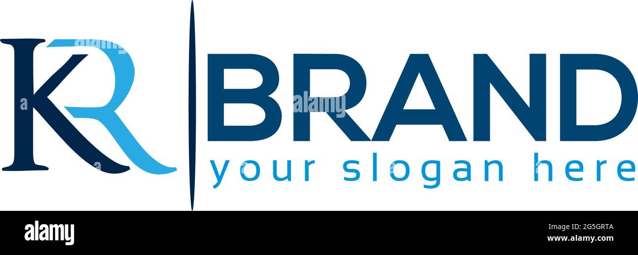 Letter K and R, Logo Design Element Stock Vector Image & Art - Alamy