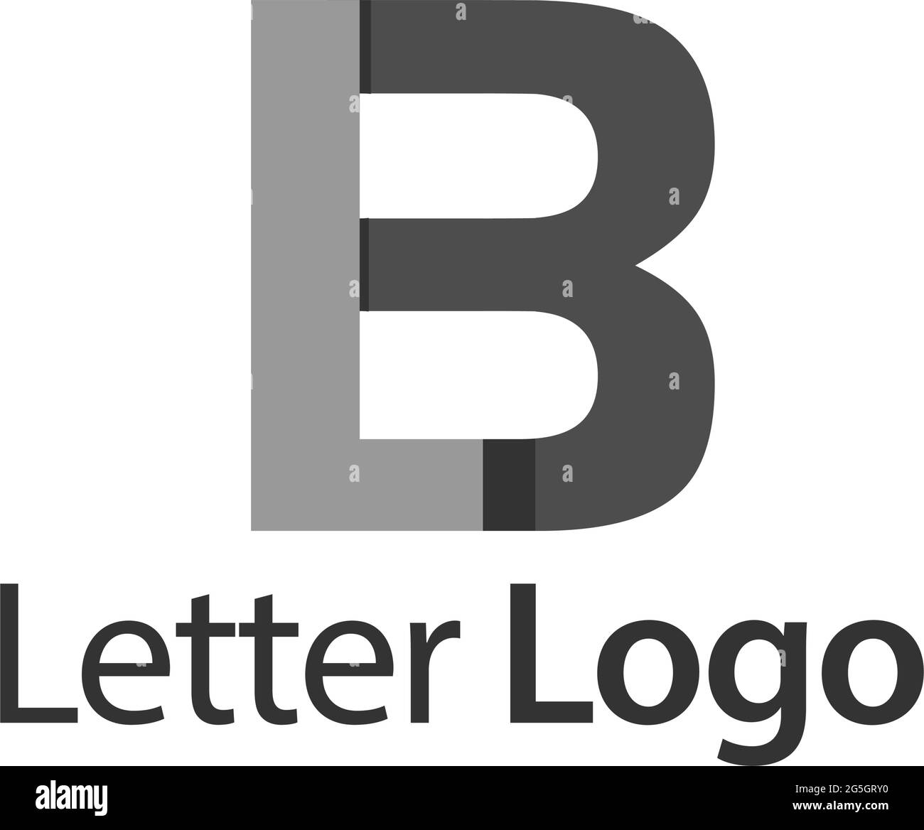 Lb modern logo Black and White Stock Photos & Images - Alamy