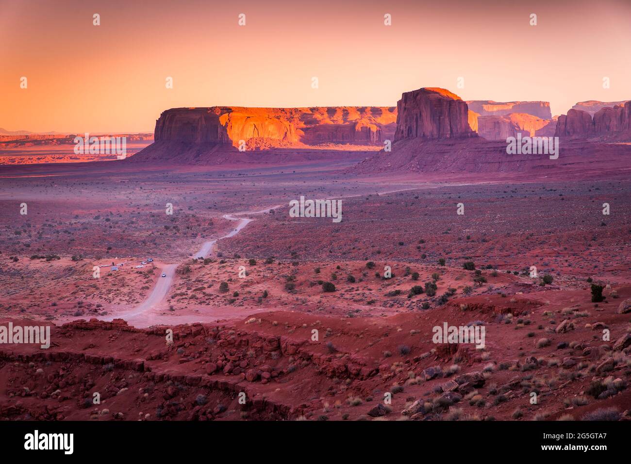 Sunset In The Utah Desert