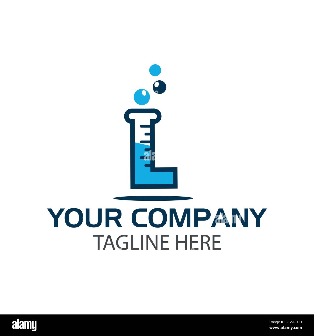 Test Tubes resembling letter l Stock Vector Image & Art - Alamy