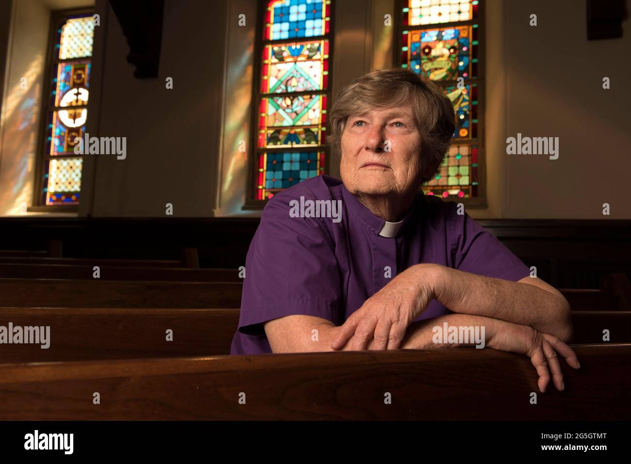 June 27, 2021, Atlanta, Georgia, USA: ERIN SWENSON, 74, at Central ...