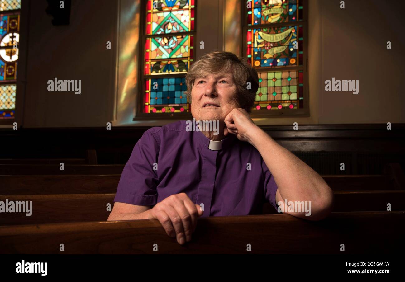 June 27, 2021, Atlanta, Georgia, USA: ERIN SWENSON, 74, at Central ...