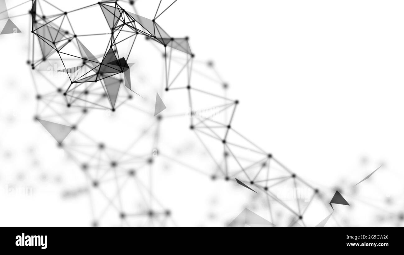 the black nodes with partial gray fillings on white background Stock ...