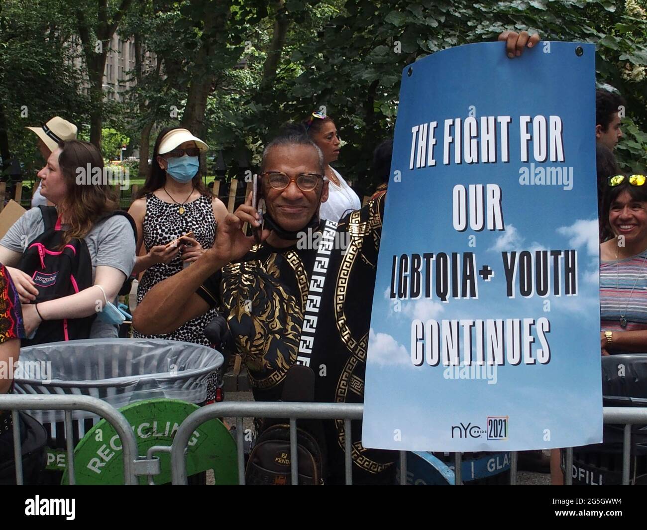 June 27, 2021, New York, New York, USA: New York City 2021 Pride Parade ...