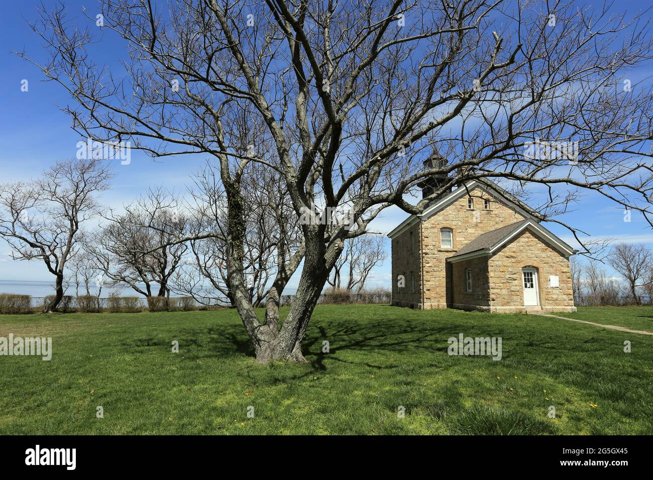 Old Field lighthouse Long Island New York Stock Photo - Alamy