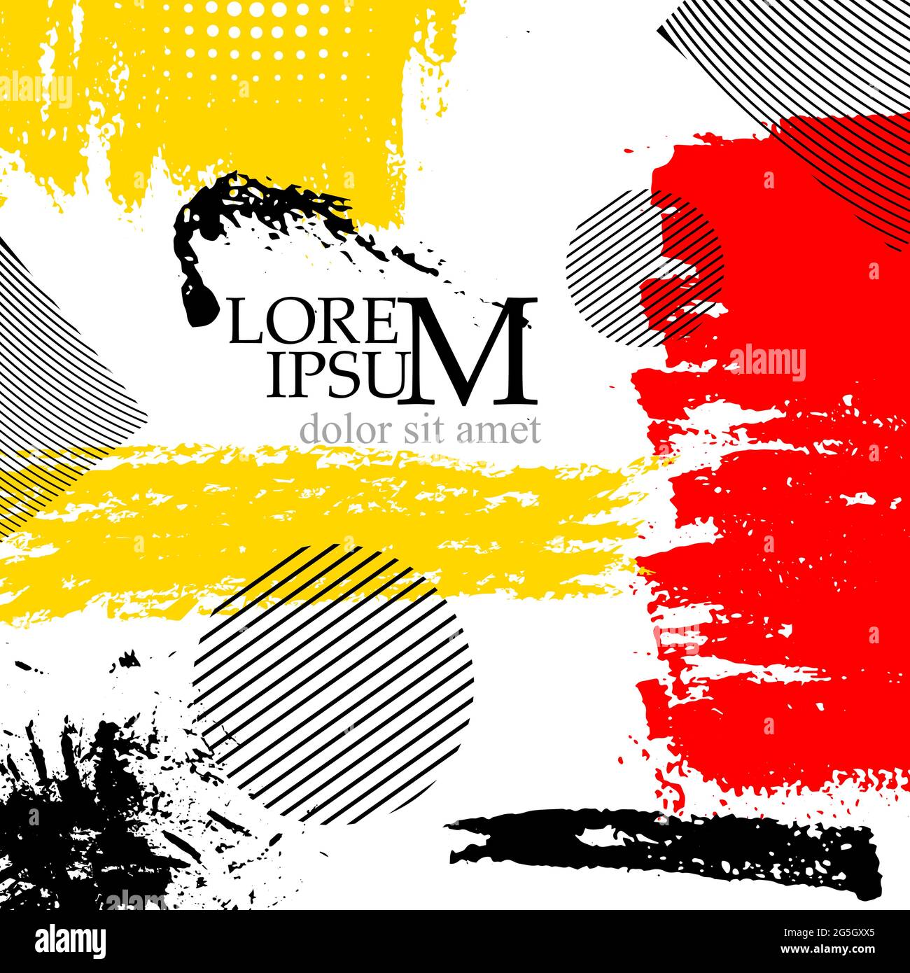 Abstract background for text. With handmade items. Vector illustration ...