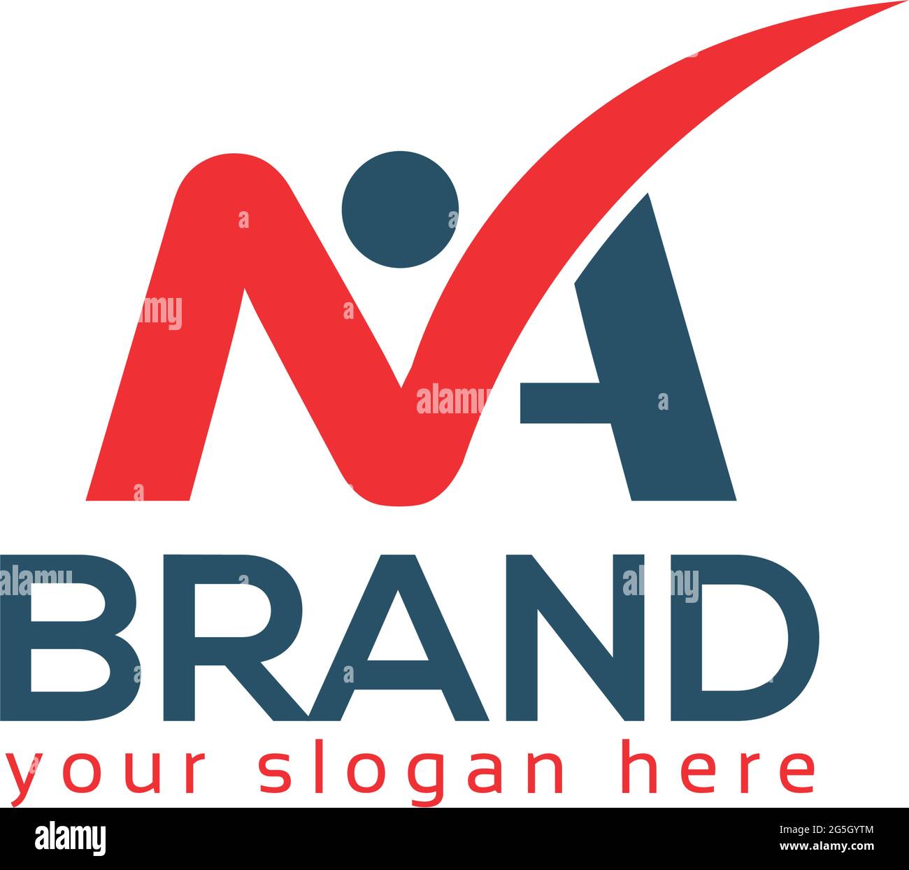 People Letter MA Logo. Vector Illustration on white background Stock ...