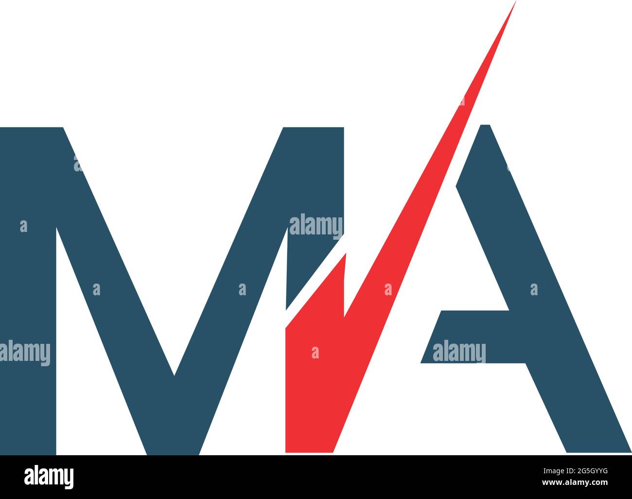 Letter M and A, Logo Design Element Stock Vector Image & Art - Alamy