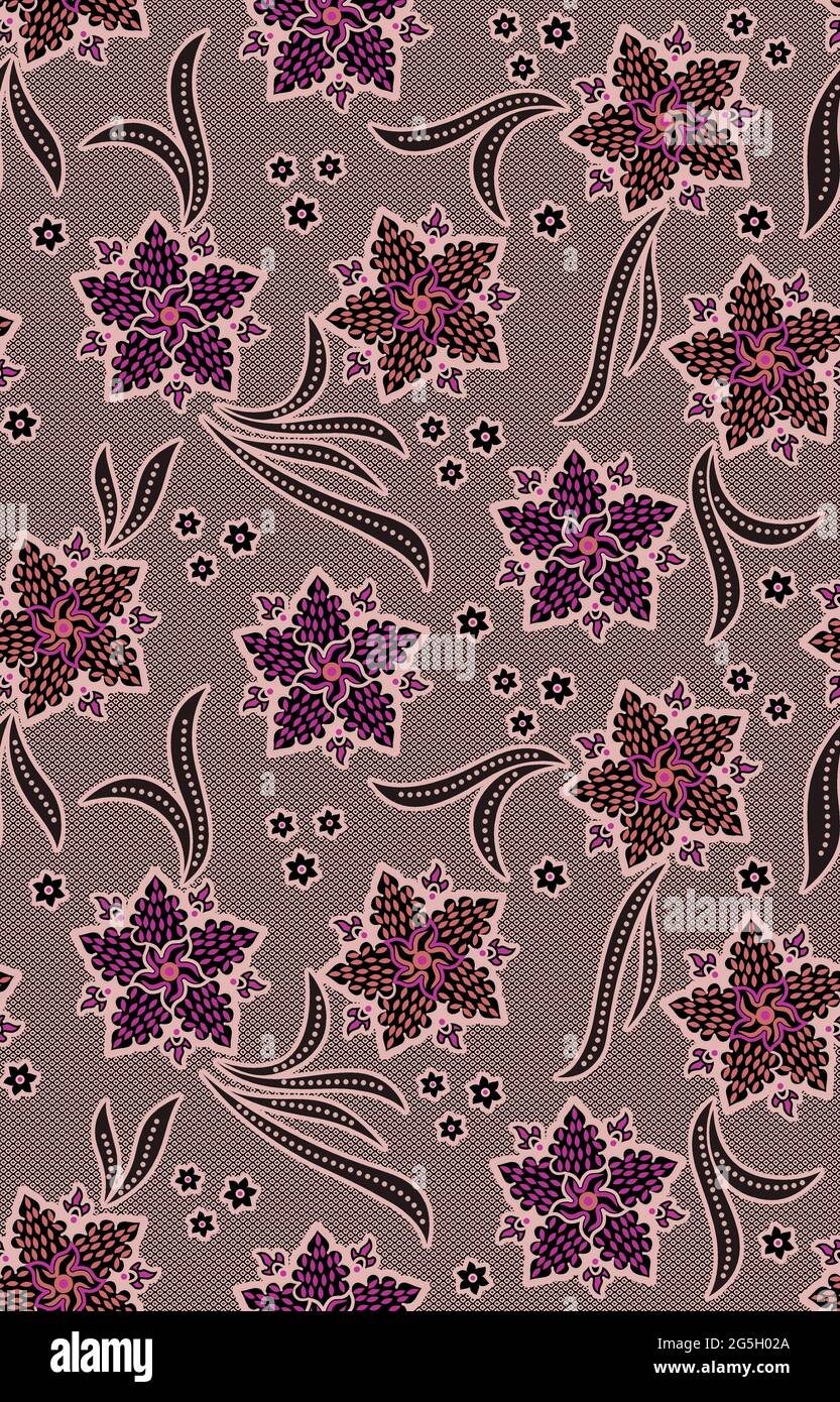 A vertical floral pattern for wallpaper and background Stock Photo - Alamy