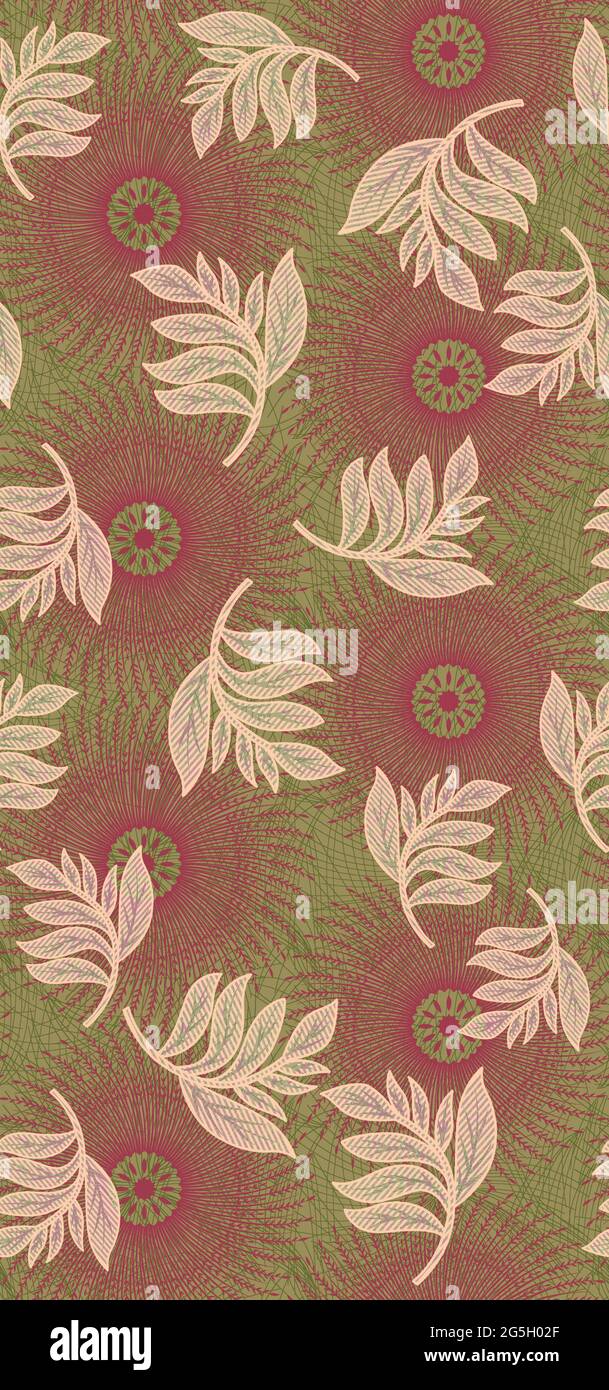 A vertical green pattern for wallpaper and background Stock Photo - Alamy