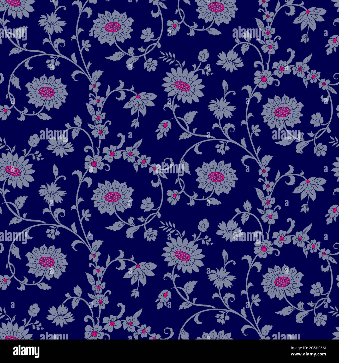 A purple floral pattern for wallpaper and background Stock Photo - Alamy