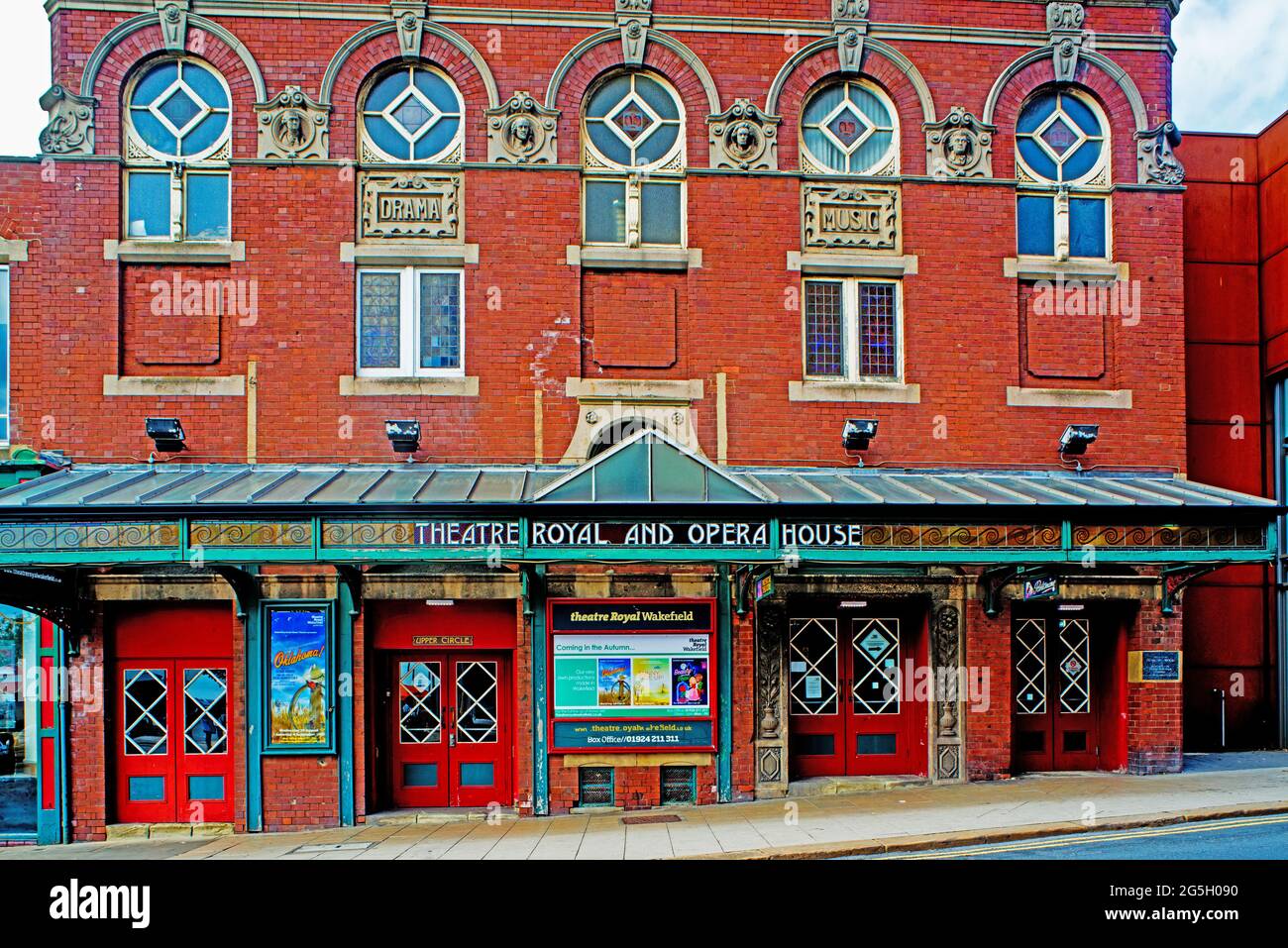 Theatre Royal and Opera House, Wakefield, Yorkshire, England Stock ...