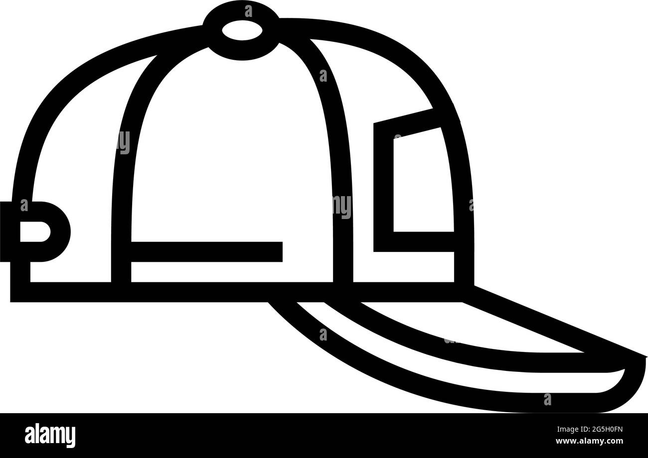 cap summer line icon vector illustration Stock Vector Image & Art - Alamy