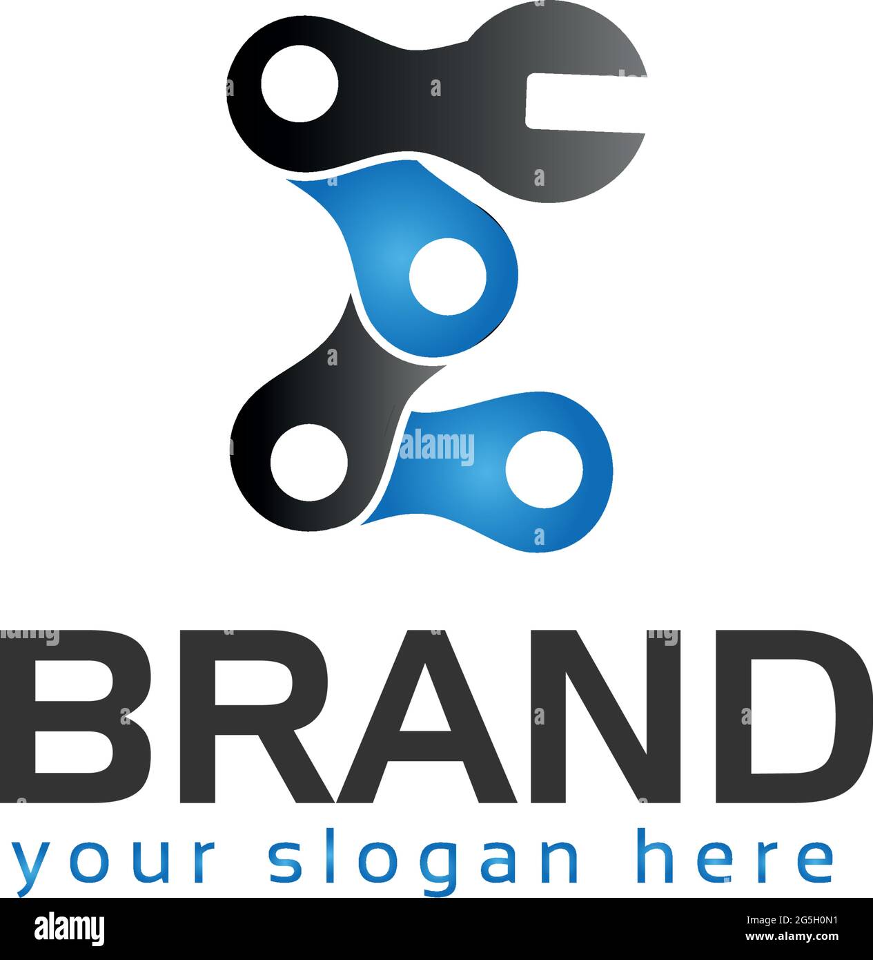 Letter e, Logo Letter e and chain. logo formed by chain Stock Vector ...