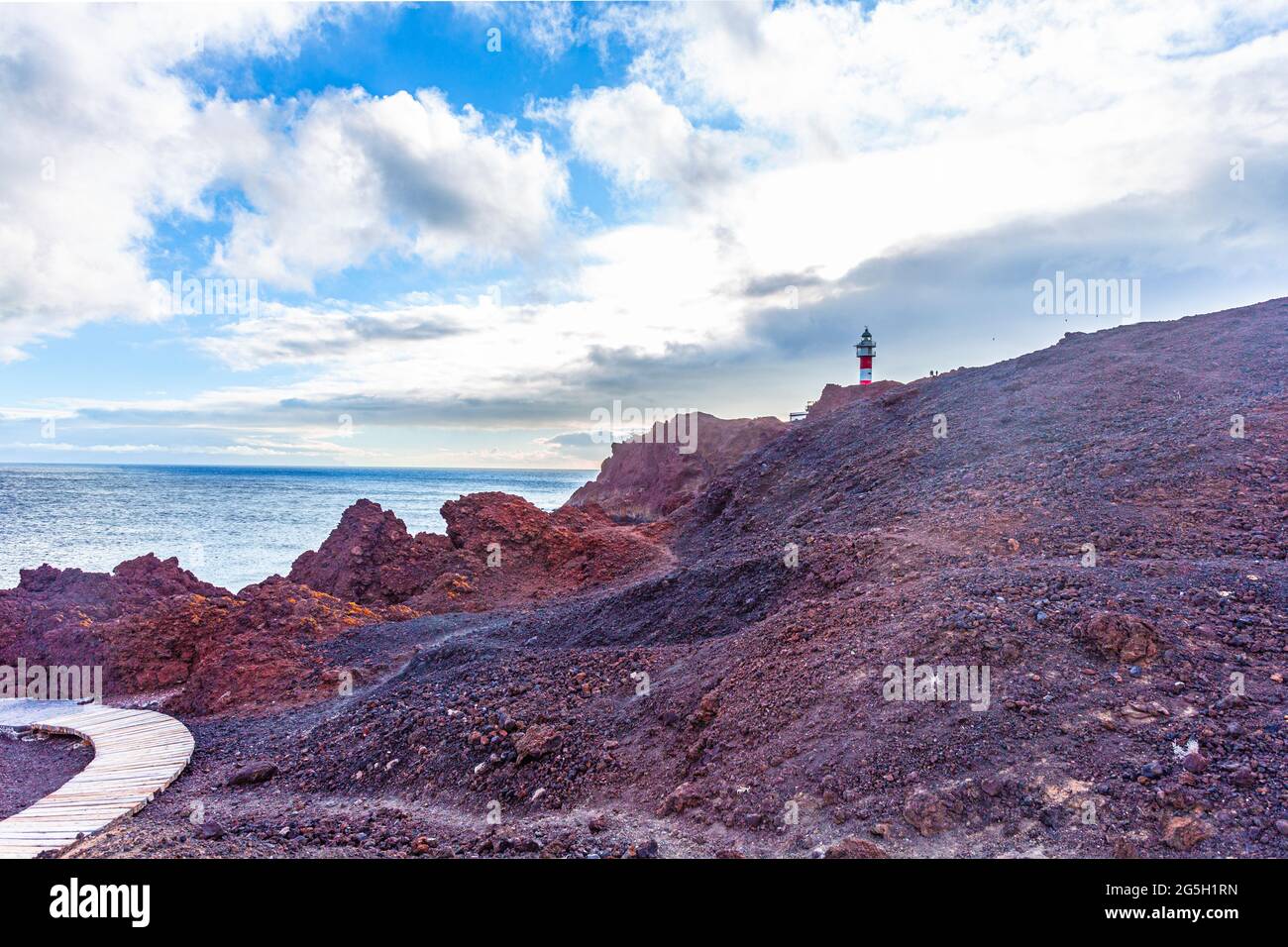 Lighthouse. Parque Rural Punta de Teno, Tenerife Stock Photo - Alamy