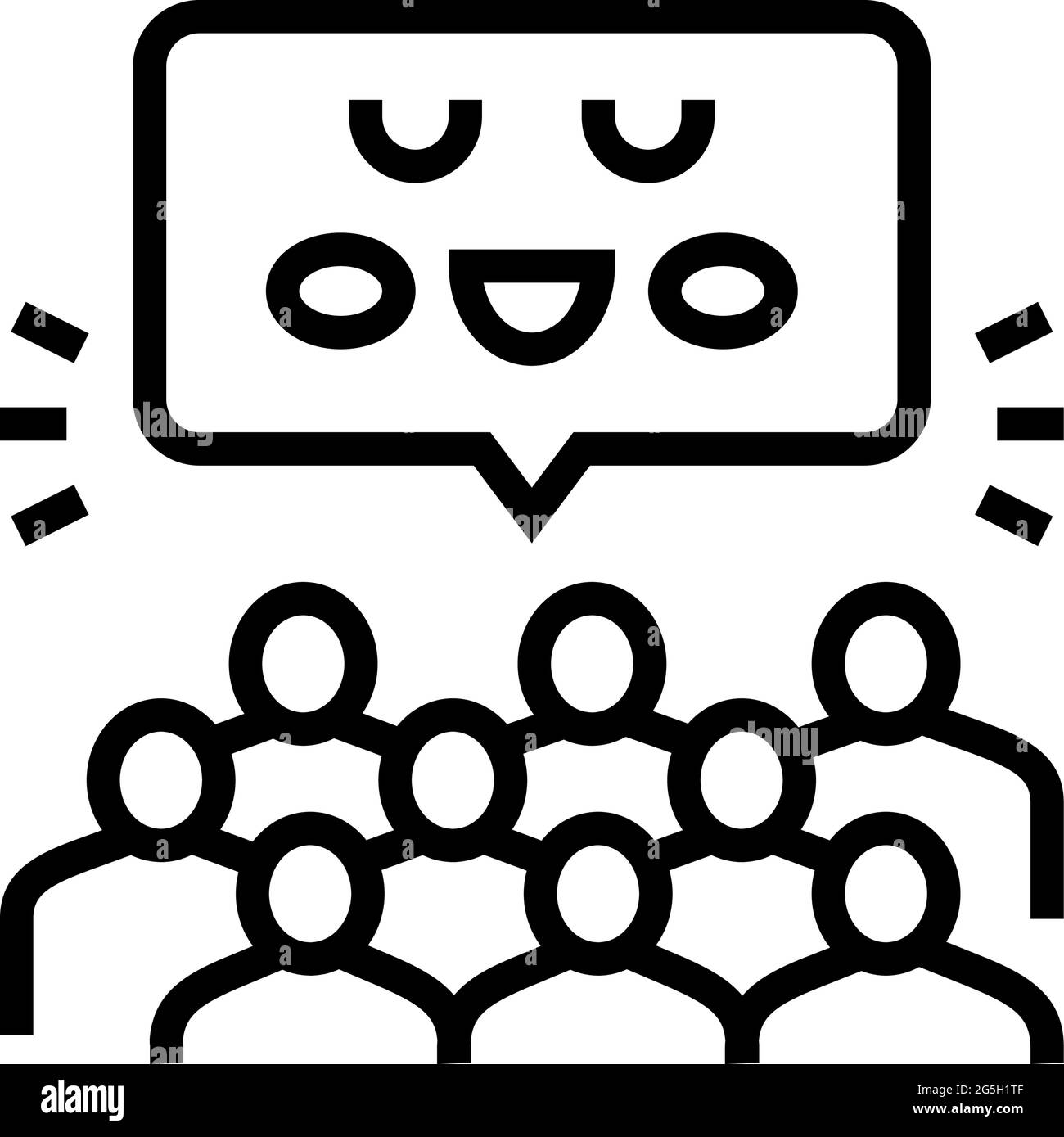 group activities and events in children library line icon vector ...