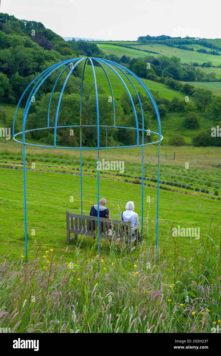 Blue metal frame hi-res stock photography and images - Alamy