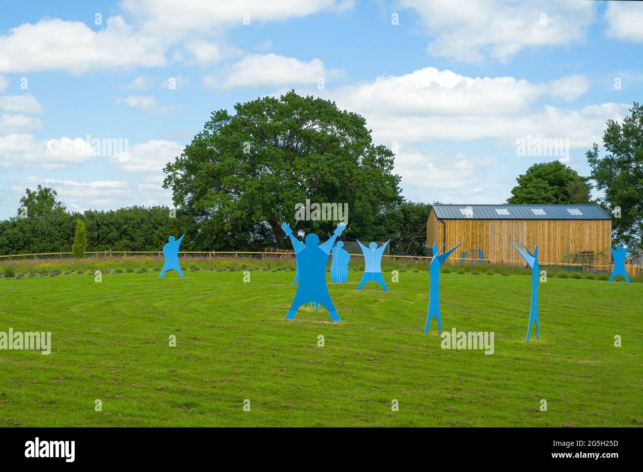 Blue figures hi-res stock photography and images - Alamy