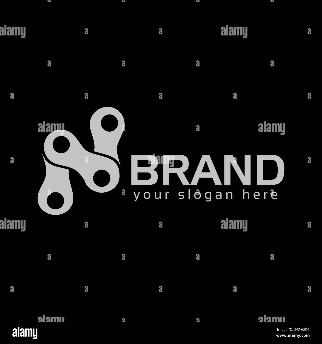 Letter N, Logo Letter N and chain. logo formed by chain Stock Vector ...