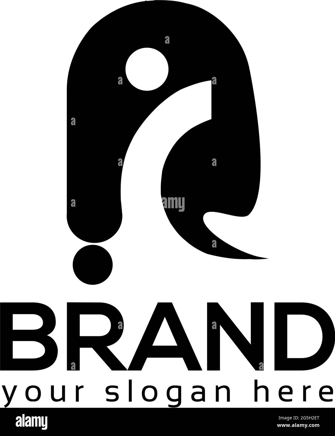 People Letter r Logo. Vector Illustration on white background Stock ...