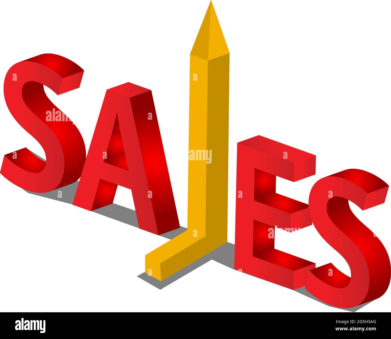 Word sales rising graph hi-res stock photography and images - Alamy