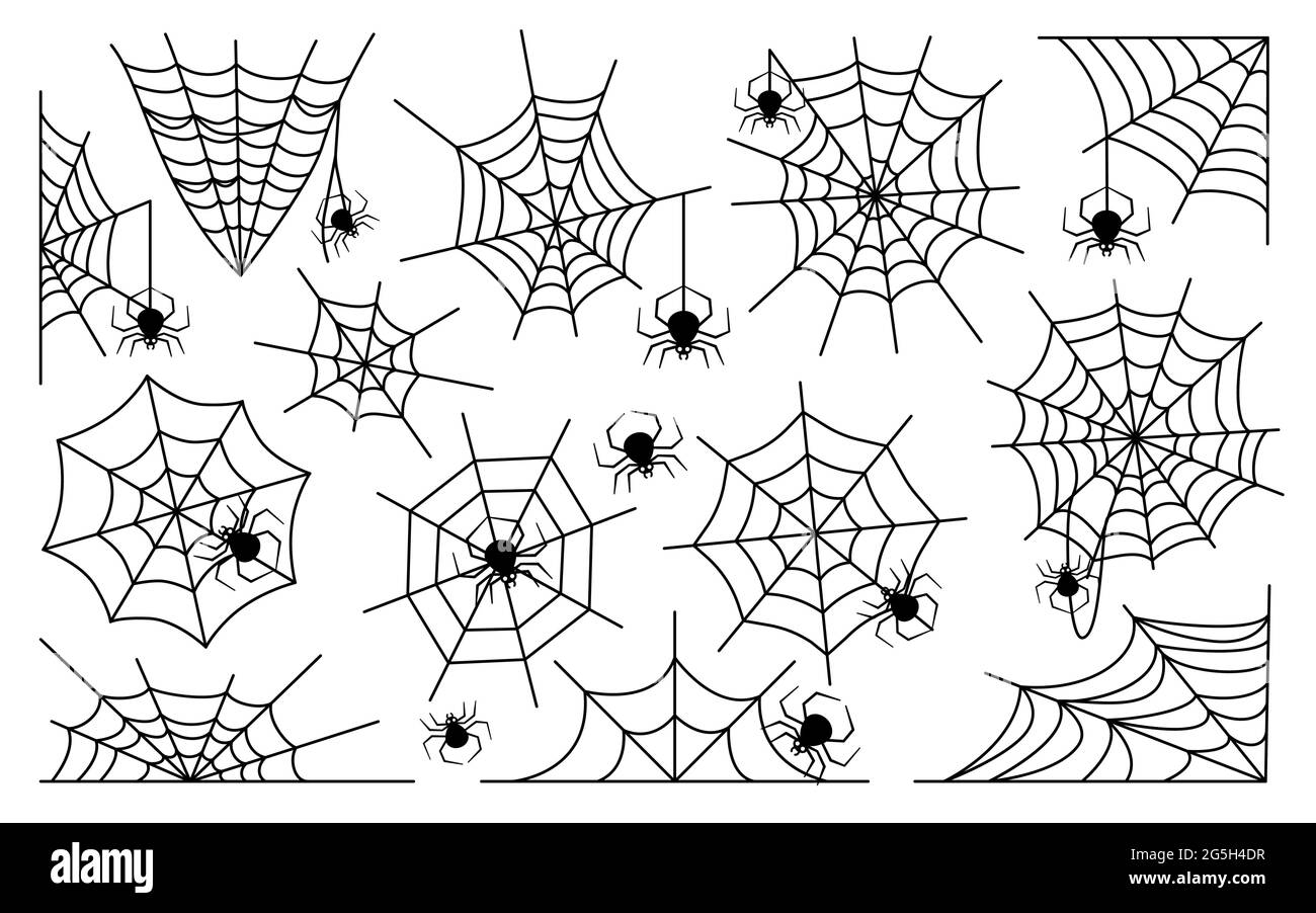 Spiders web art Black and White Stock Photos & Images - Alamy