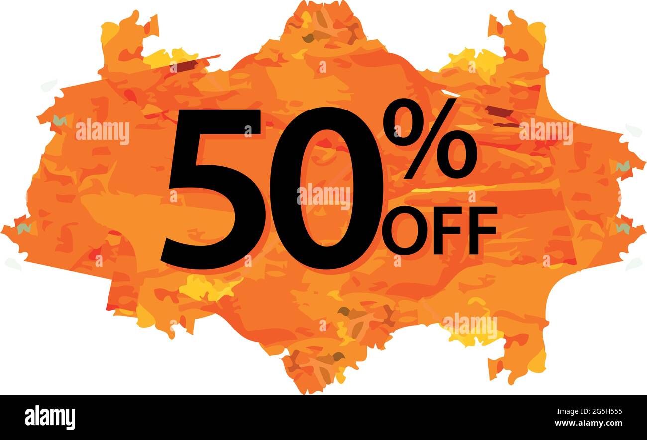 50 off vector vectors hi-res stock photography and images - Alamy