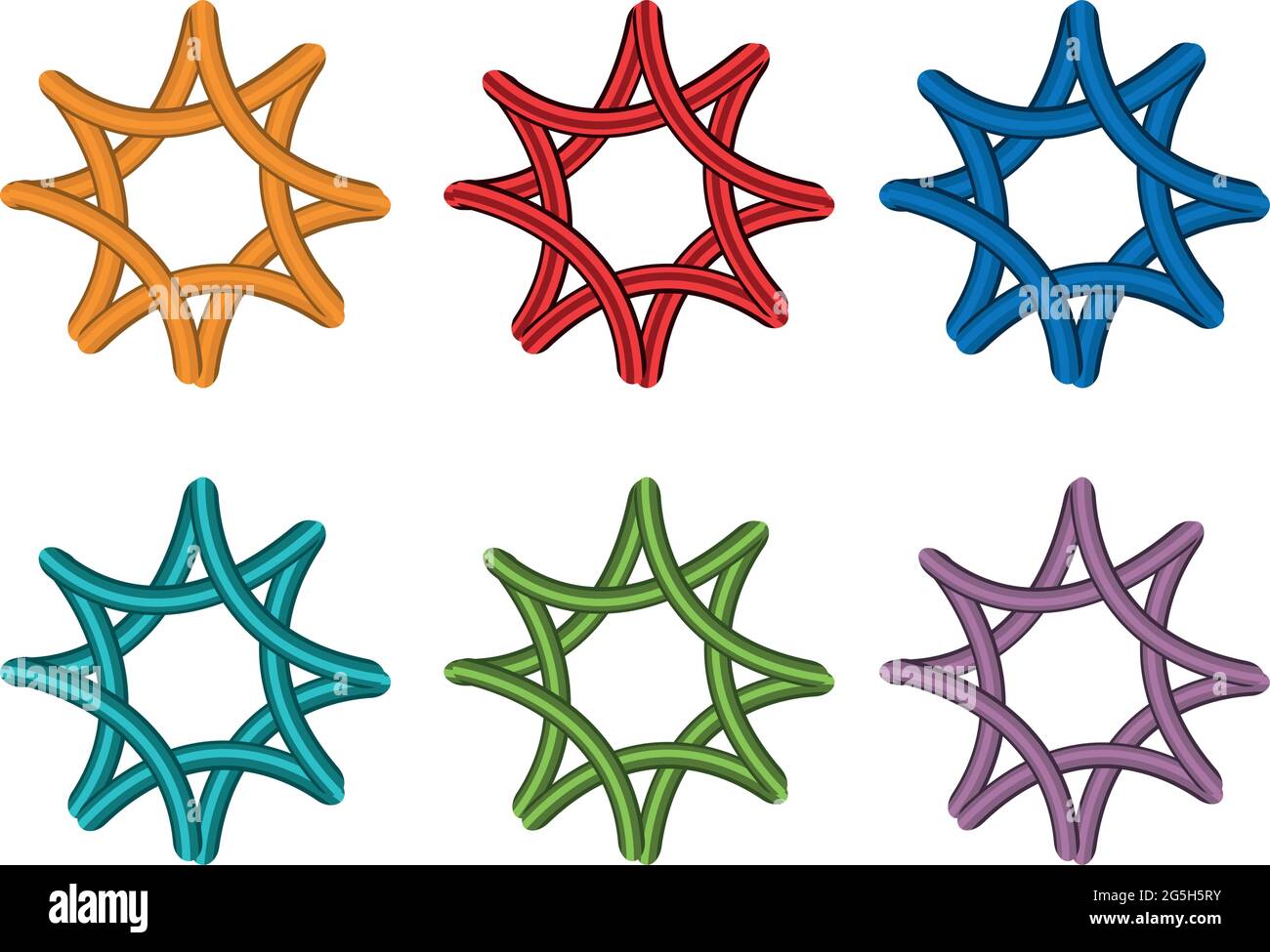Circle with star Stock Vector Images - Alamy