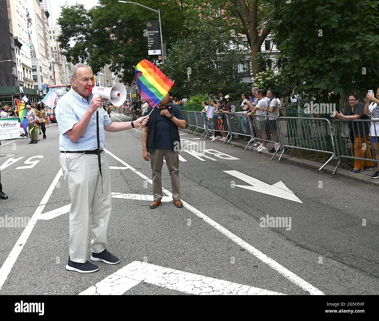 Senator schumer 2021 pride hi-res stock photography and images - Alamy