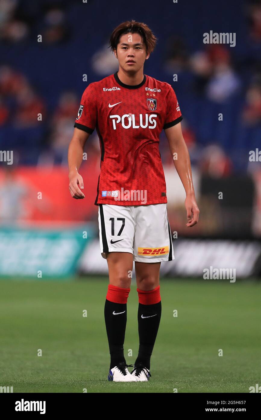 Saitama, Japan. 27th June, 2021. Atsuki Ito (Reds) Football/Soccer : 2021 J1 League match ...
