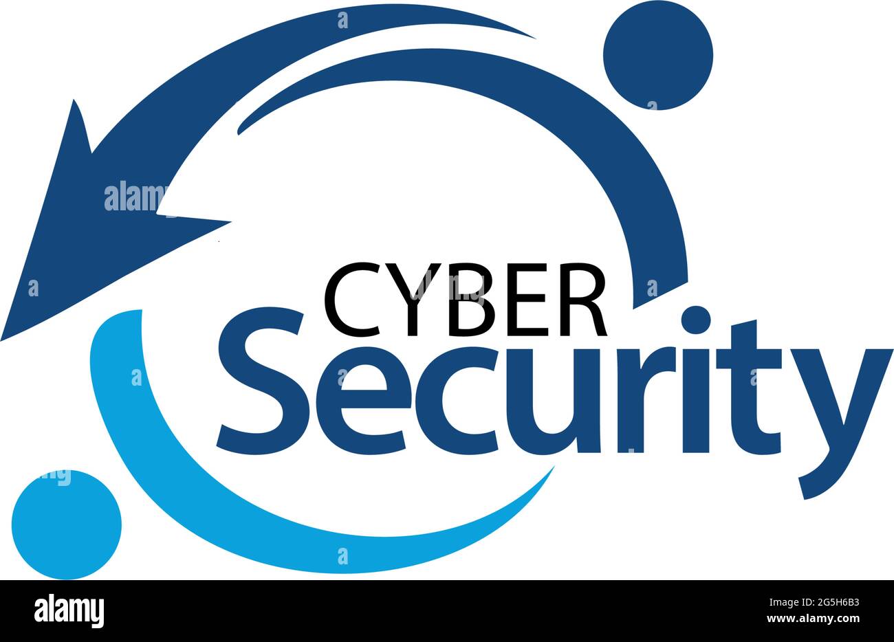 Cyber security with people icon. Flat vector illustration on white ...