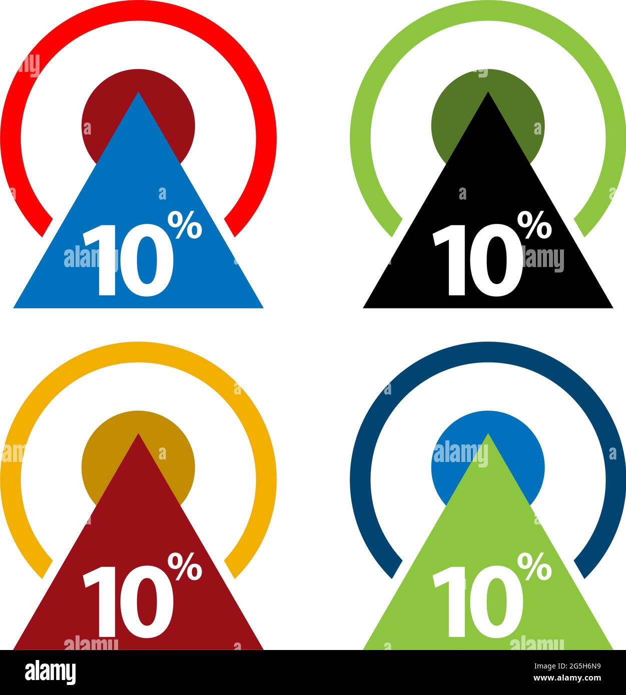 10 percent pay Stock Vector Images - Alamy