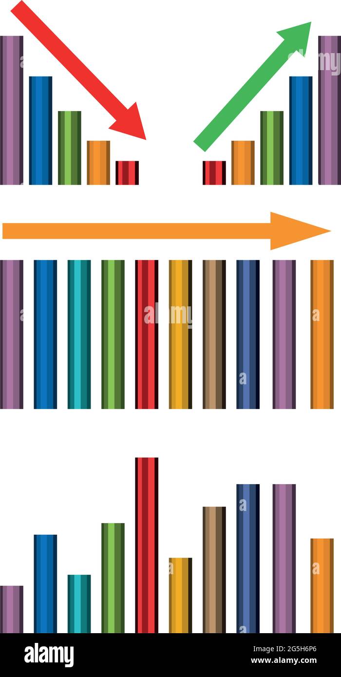 Growing chart presentation set hi-res stock photography and images - Alamy