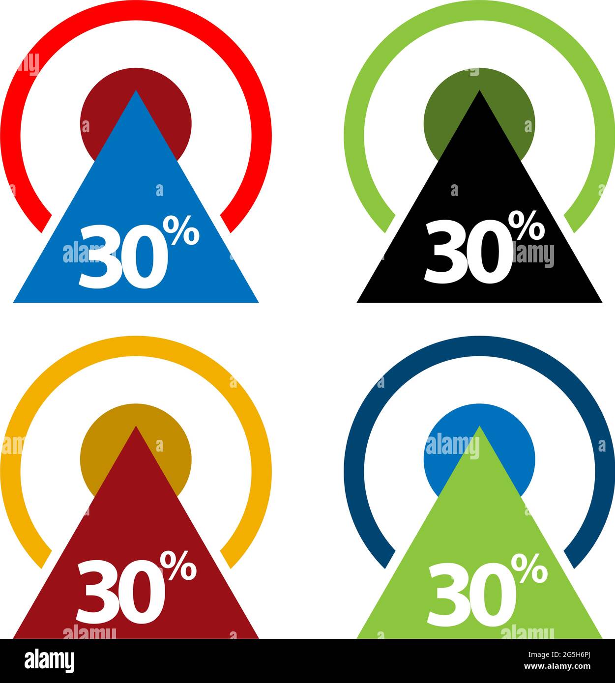 Thirty percent up, upwards arrow illustration Stock Vector Image & Art ...