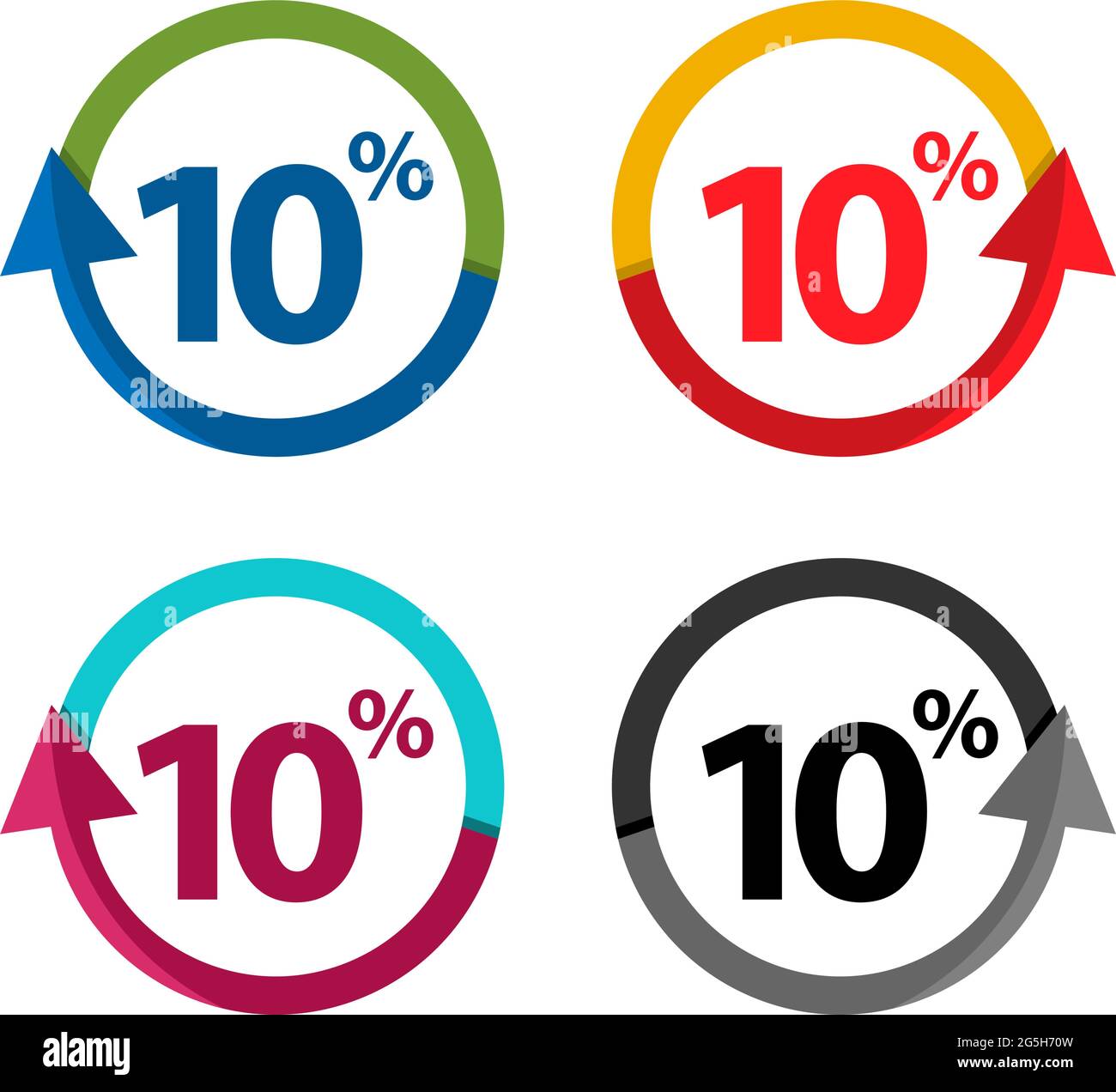 Ten Percent Up Upwards Arrow Illustration vector Stock Vector Image ten-percent-up-upwards-arrow-illustration-vector-stock-vector-image