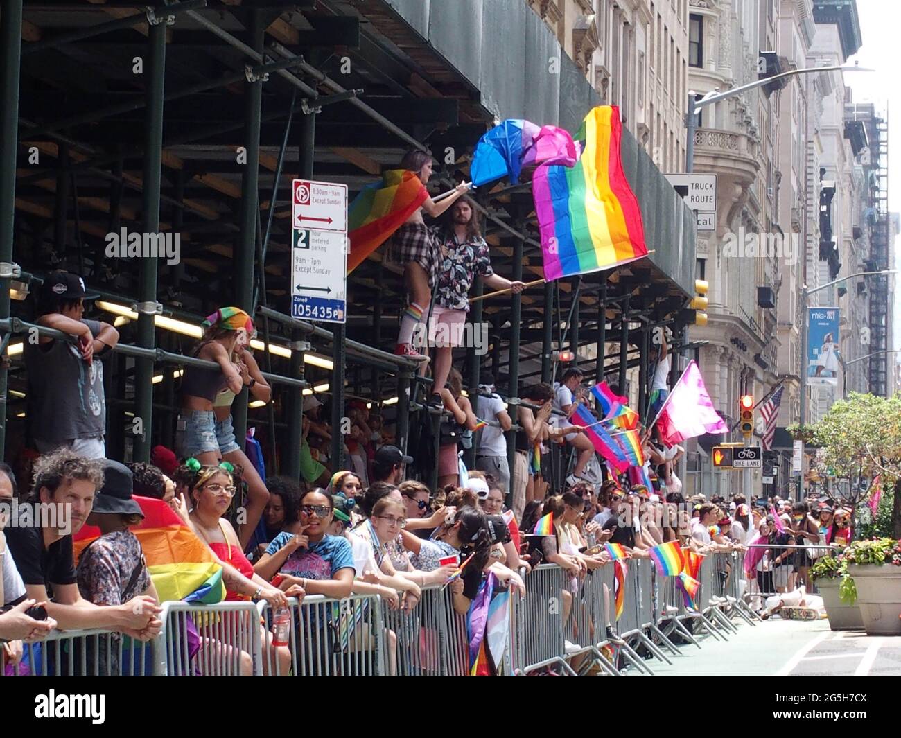 New York, New York, USA. 27th June, 2021. New York City 2021 Pride ...