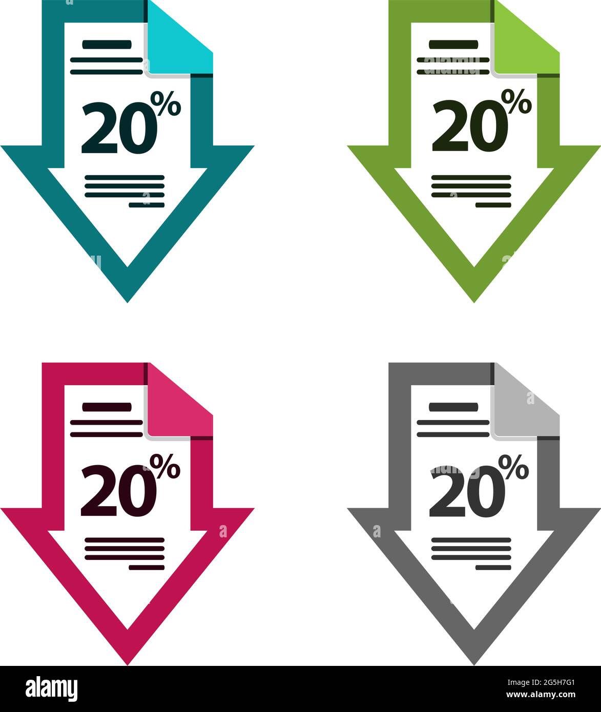 20 percentage circle discount hi-res stock photography and images - Alamy