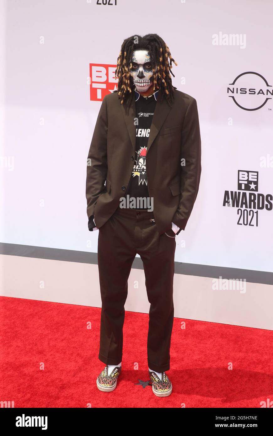 Los Angeles, CA -June 27 - Note Marcato at The BET Awards 2021 at The ...