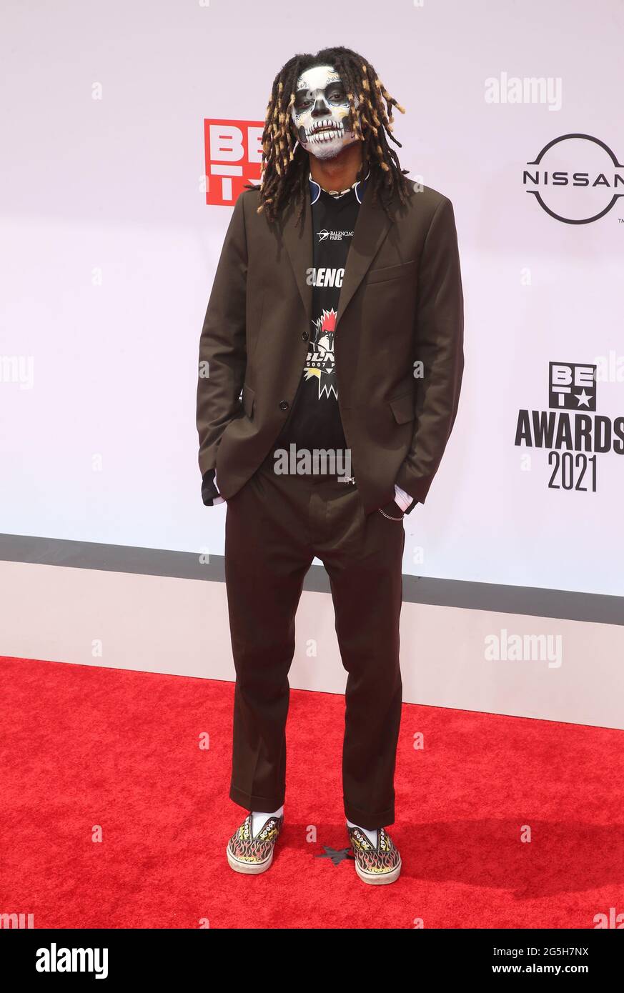 Los Angeles, CA -June 27 - Note Marcato at The BET Awards 2021 at The ...