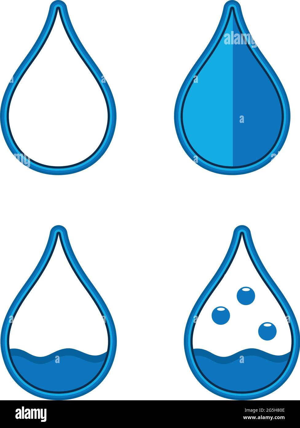 Water set Stock Vector Images - Alamy
