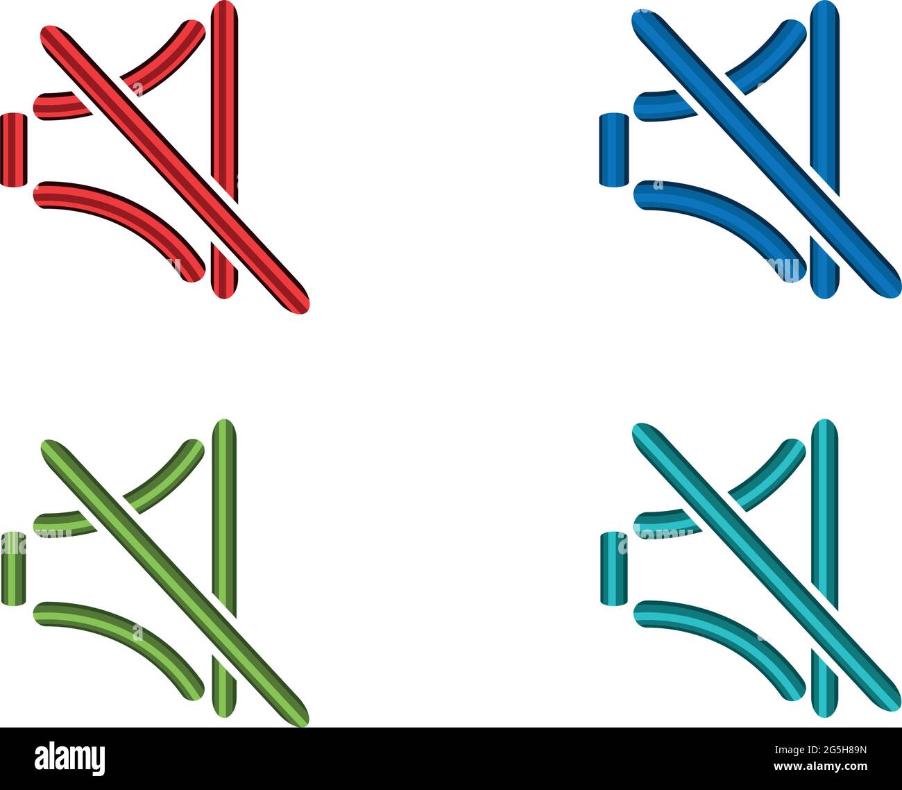 No loud music sign Stock Vector Images - Alamy