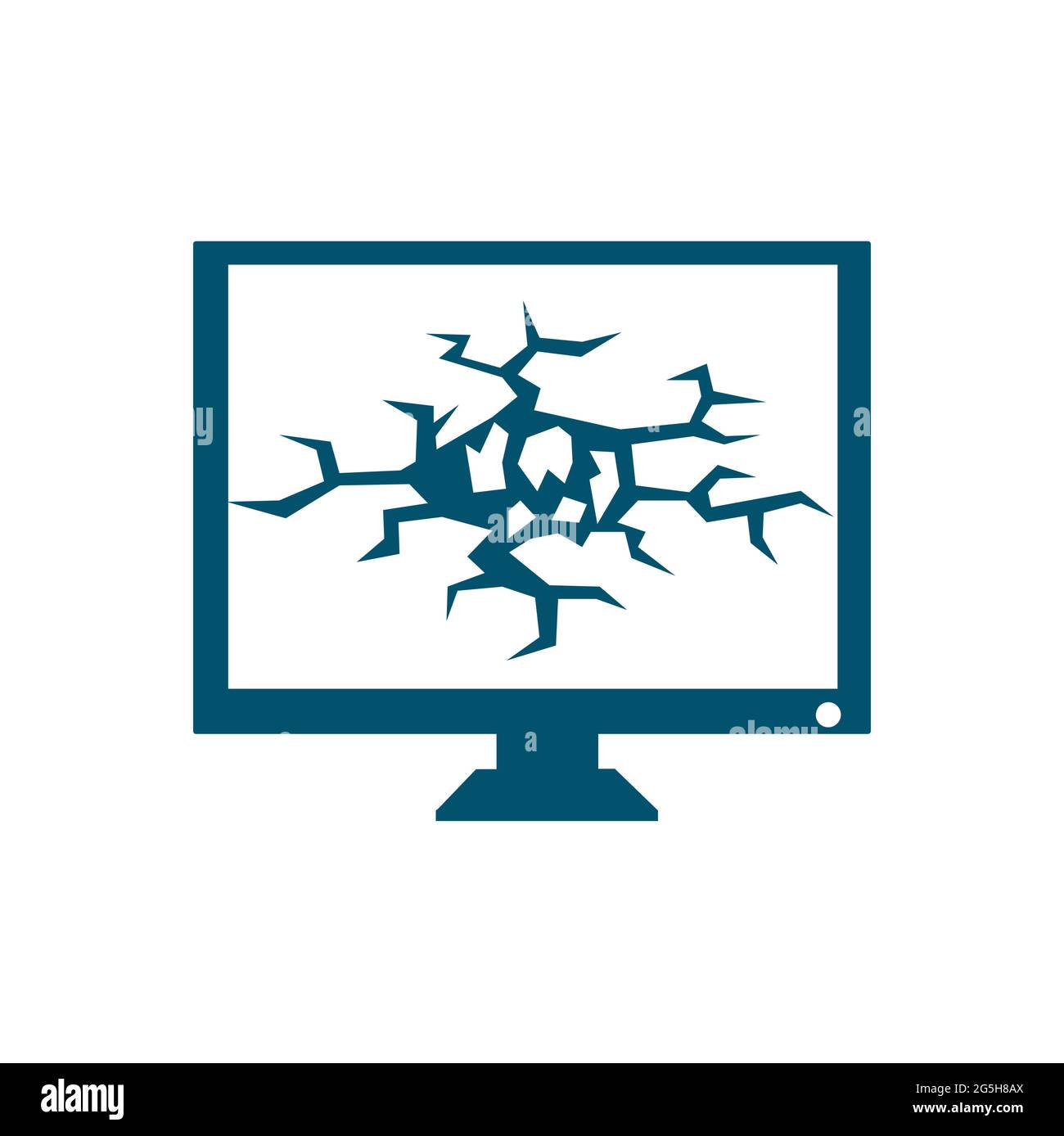 Crack display Stock Vector Images - Alamy