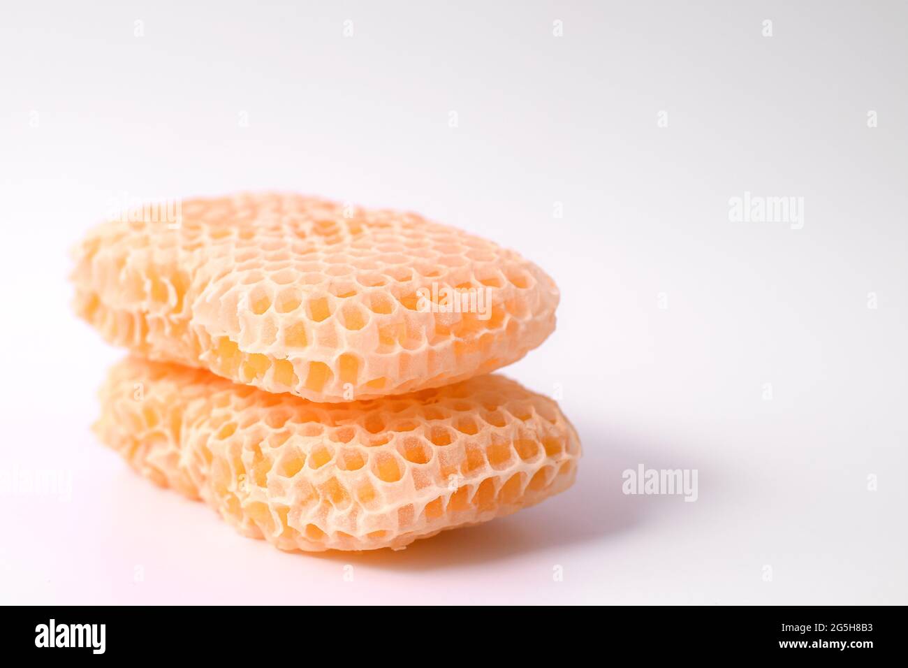 honeycomb with honey of rectangular shape Stock Photo - Alamy