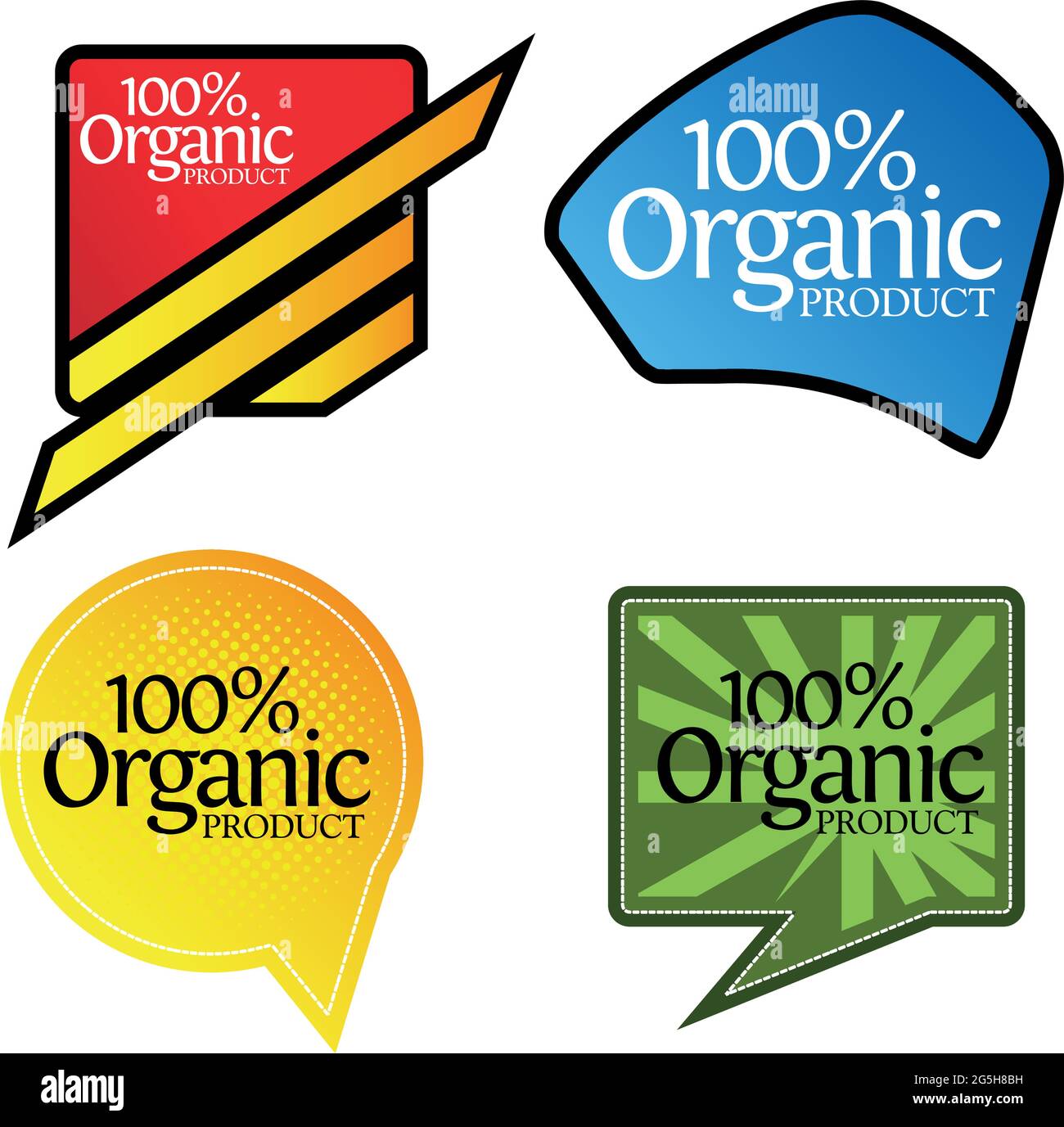 100 percent organic product banner. designs for posters, backgrounds ...