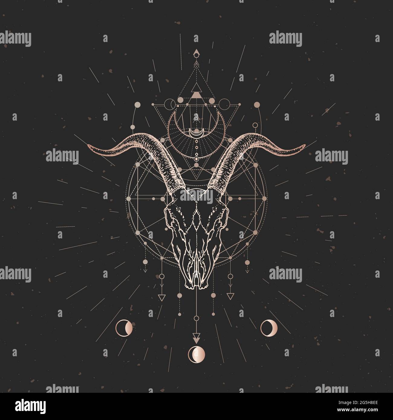 Goat Symbol Stock Vector Images - Alamy